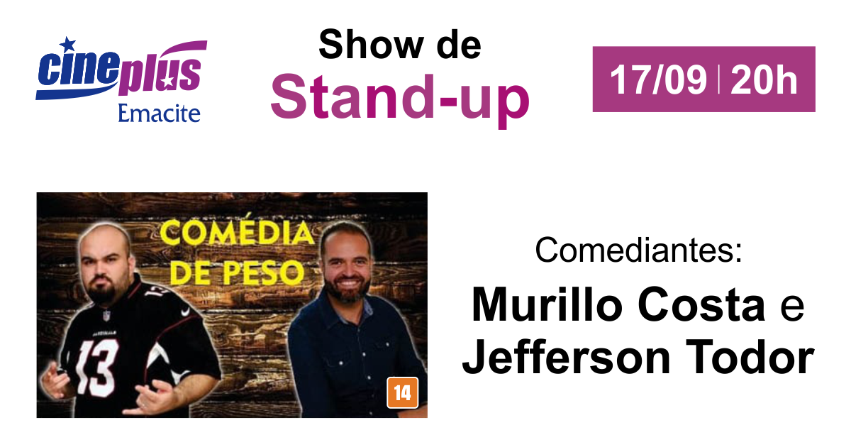 Mafra terá show de comédia stand-up nesta segunda-feira (17) | Blog ...