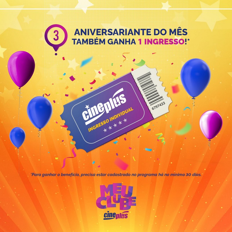 Meu Clube Cineplus: programa de fidelidade que concede benefícios e ...