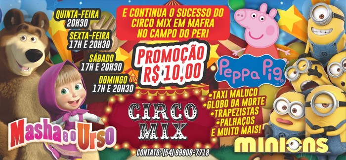 Circo Mix continua em Mafra devido ao grande sucesso | Click Riomafra