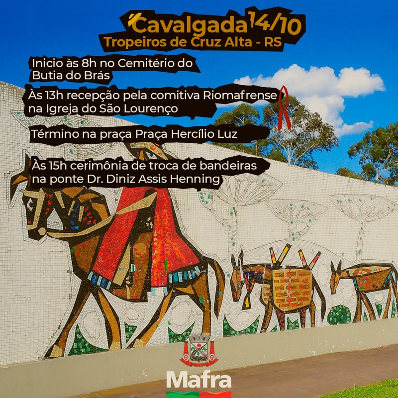 Mafra será novamente passagem de tropeiros nesta sexta-feira | Click ...
