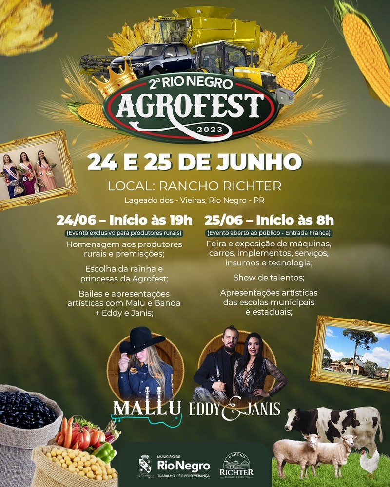 2ª Rio Negro Agrofest já tem datas definidas | Click Riomafra